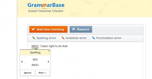 GrammarBase, corrector ortográfico instantáneo - Bloguit.com