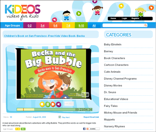 Kideos, vídeos para niños - Bloguit.com