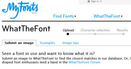 WhatTheFont, identificar cuál es la fuente usada en un texto - Bloguit.com