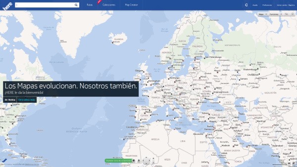 Here, mapas similares a Google Maps - Bloguit.com