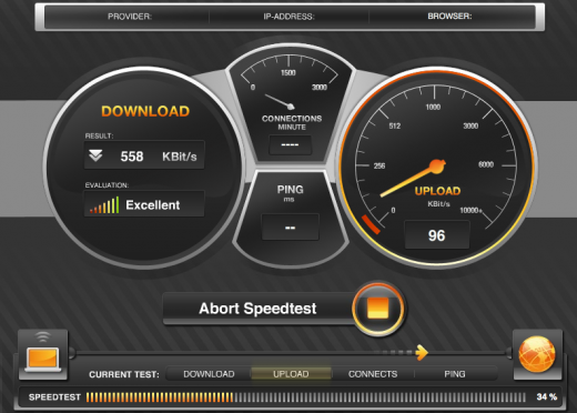 Speed.Io, verifica la velocidad de tu conexión - Bloguit.com