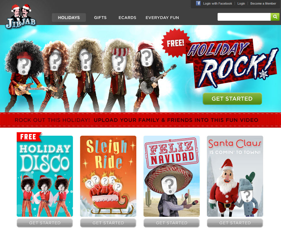 Jibjab, envía tarjetas personalizadas por correo electrónico - Bloguit.com