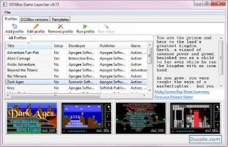 DOSBox Game Launcher para emular juegos de MS-DOS - Bloguit.com