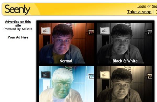 Seenly, toma fotos con tu cámara web - Bloguit.com