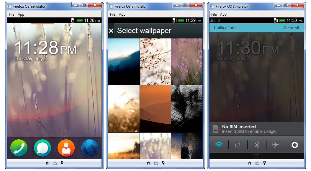 Firefox OS Simulator, prueba el sistema operativo móvil en Windows ...