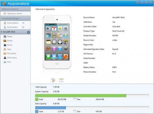 Appandora, administrar iPhone desde el ordenador - Bloguit.com