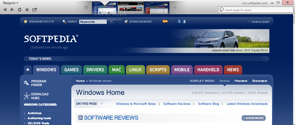 Sleipnirm, navegador de Internet minimalista - Bloguit.com