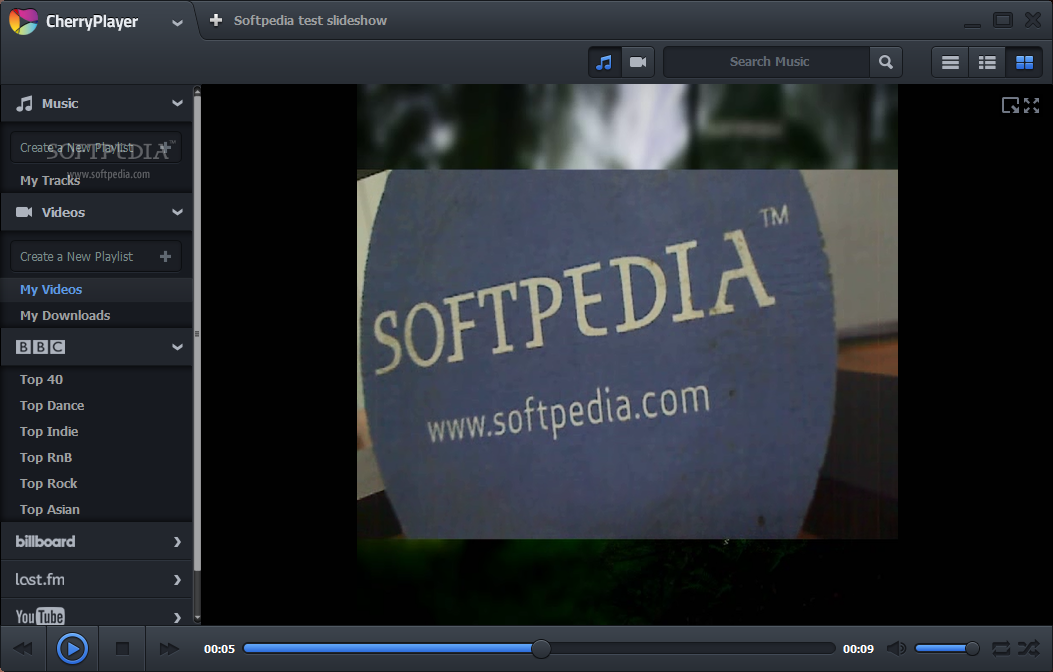 CherryPlayer, reproductor multimedia con atractivo gráfico - Bloguit.com
